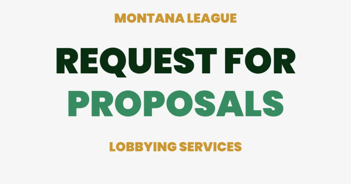 Request for Proposals - Montana League of Cities and Towns